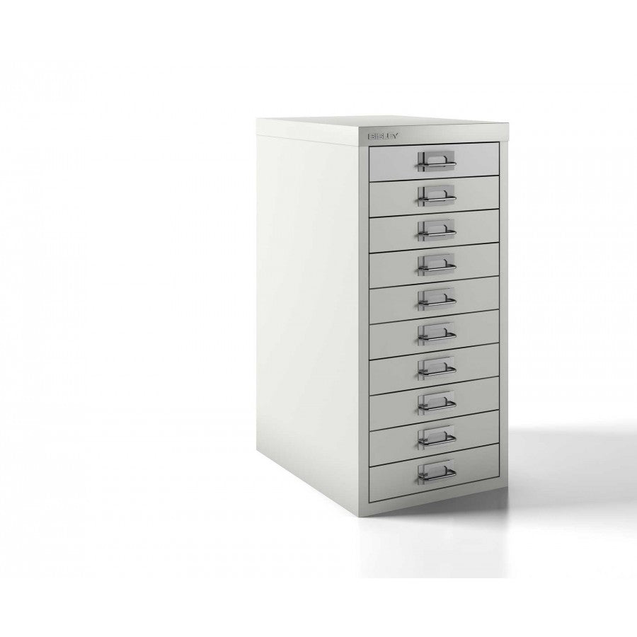 Bisley 10 Drawer Metal Filing Cabinet - Chalk – PrinceGB