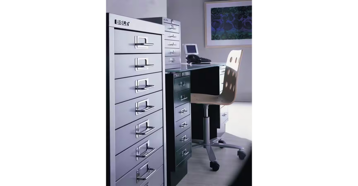 Bisley 15 Drawer Filing Cabinet Silver | Cabinets Matttroy